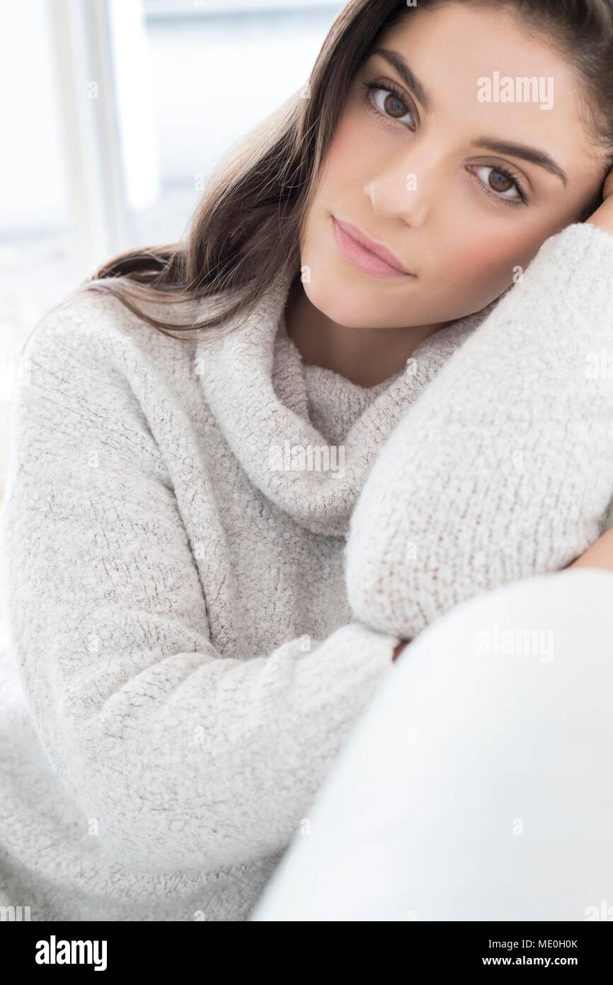 Sweater portrait hi-res stock photography and images - Alamy