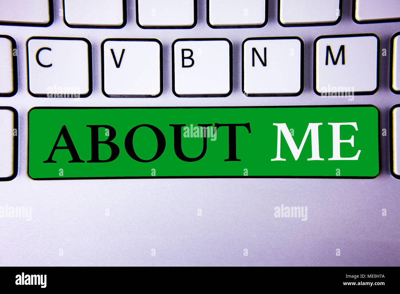 Text sign showing About Me. Conceptual photo My Personal ...