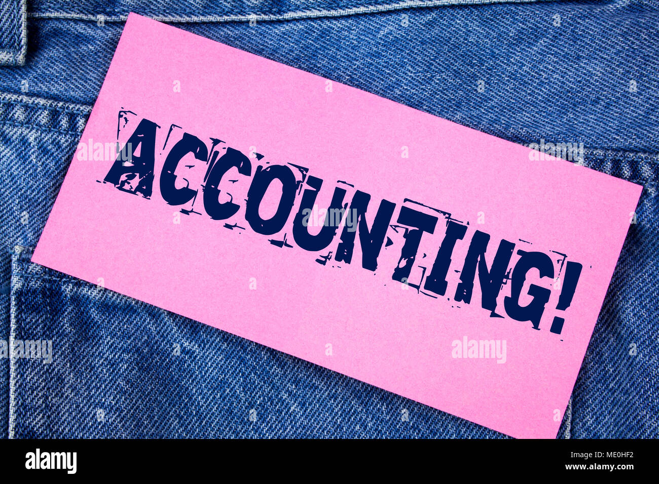 Handwriting text Accounting Motivational Call. Concept meaning Account ...