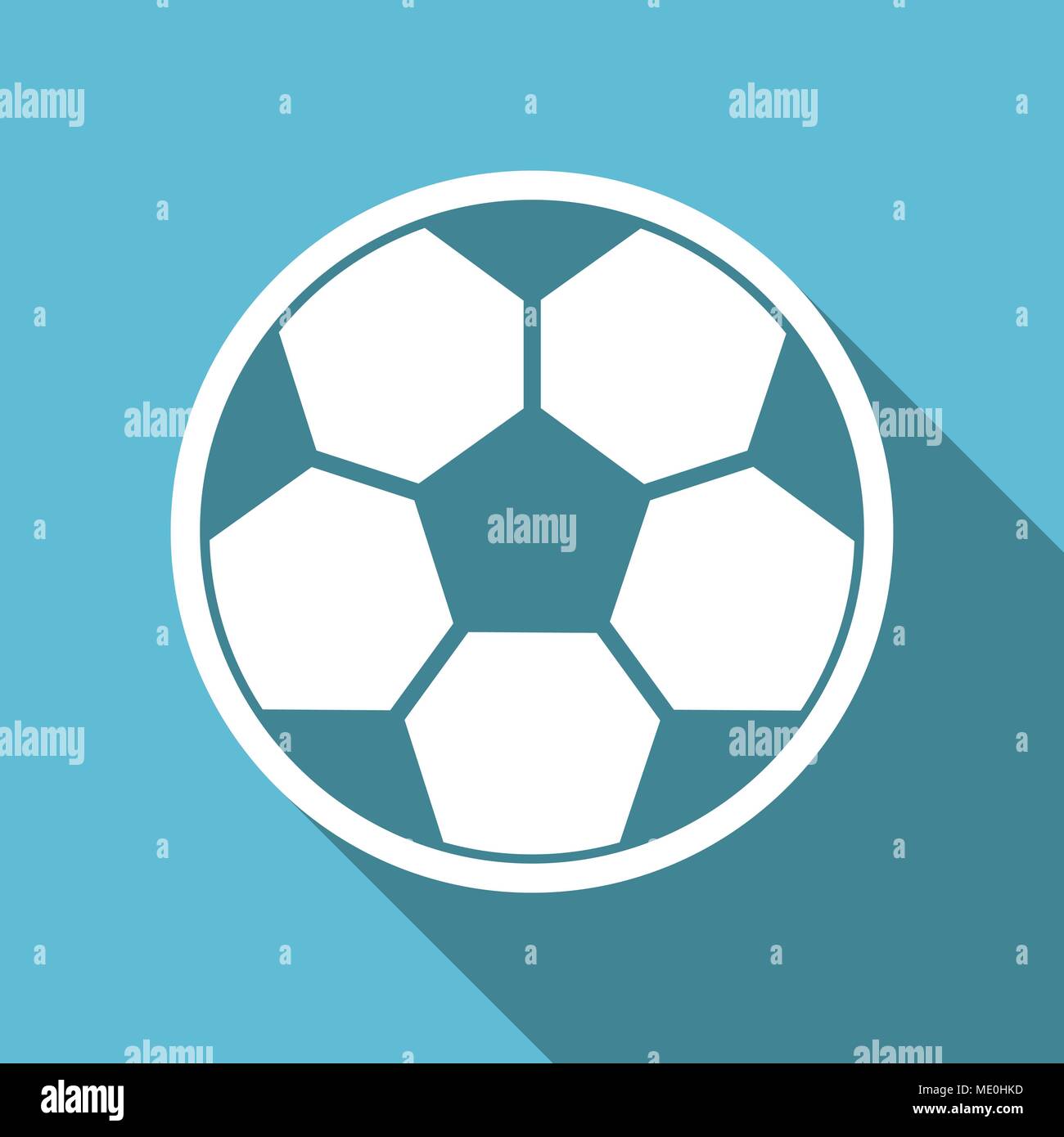 Hexagon soccer ball logo vector hi-res stock photography and images - Alamy