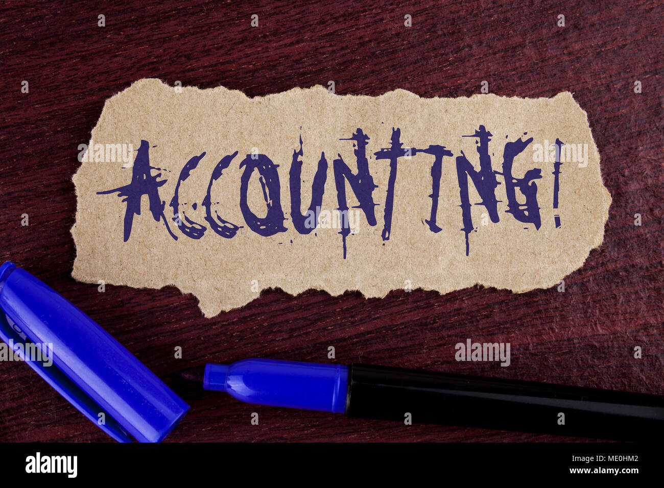 Handwriting text writing Accounting Motivational Call. Concept meaning ...