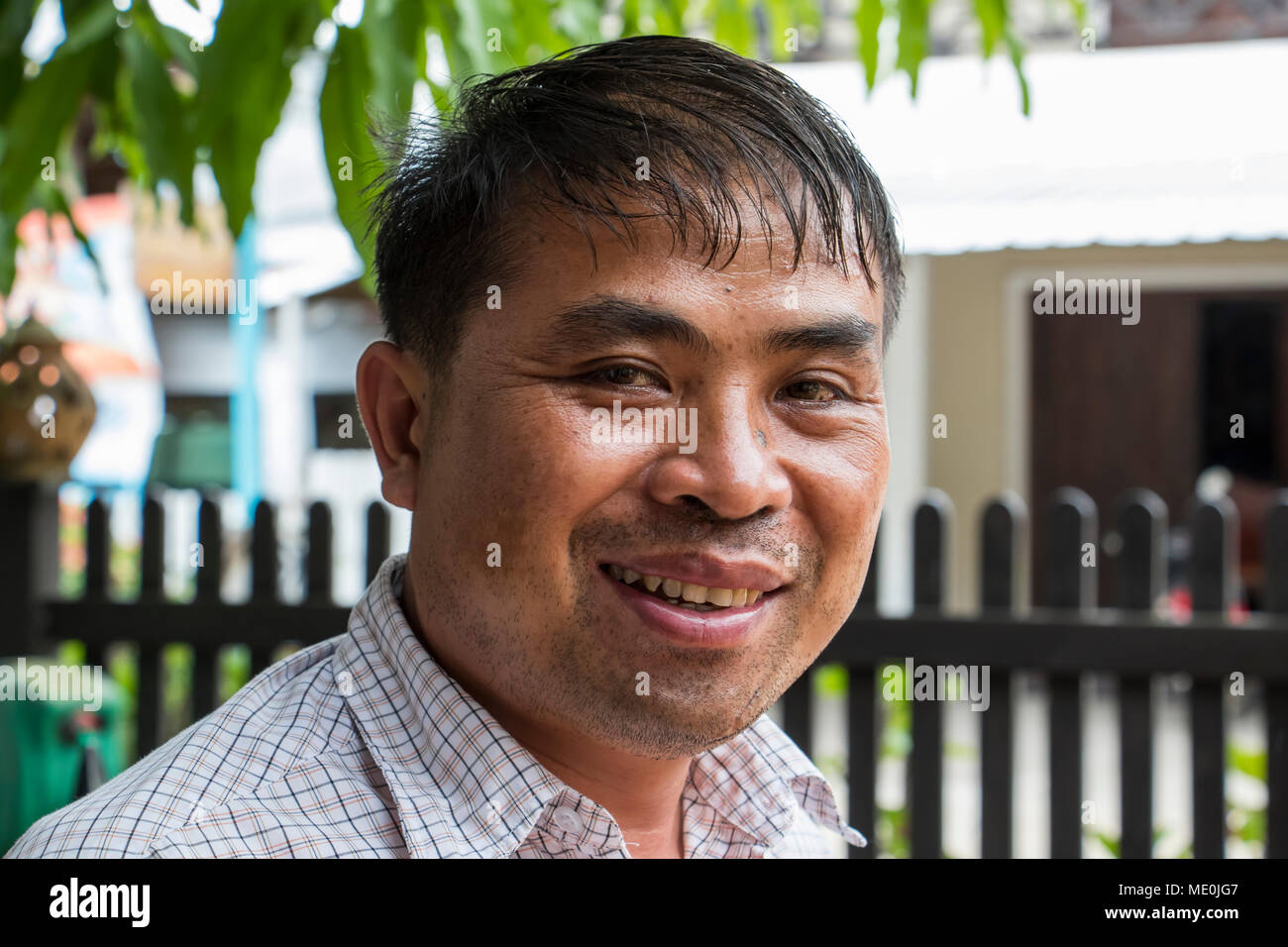 Laos man portrait hi-res stock photography and images - Alamy
