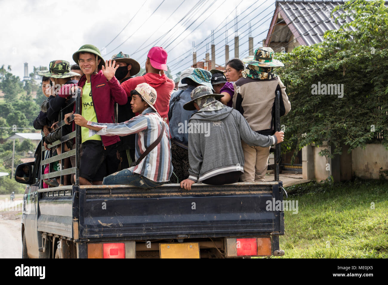 Riding in the back of a truck hi-res stock photography and images - Alamy
