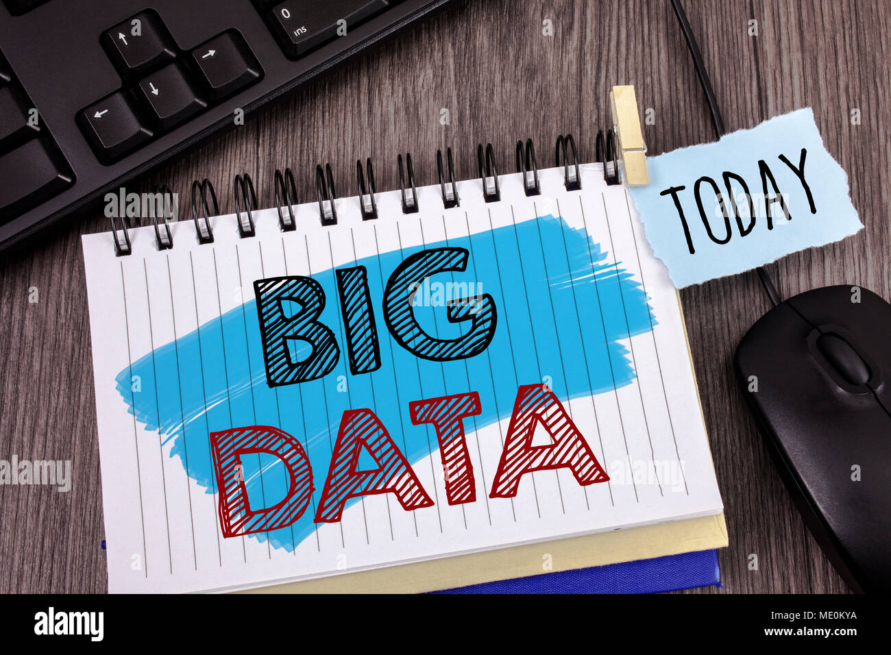 Text sign showing Big Data. Conceptual photo Large amount of ...