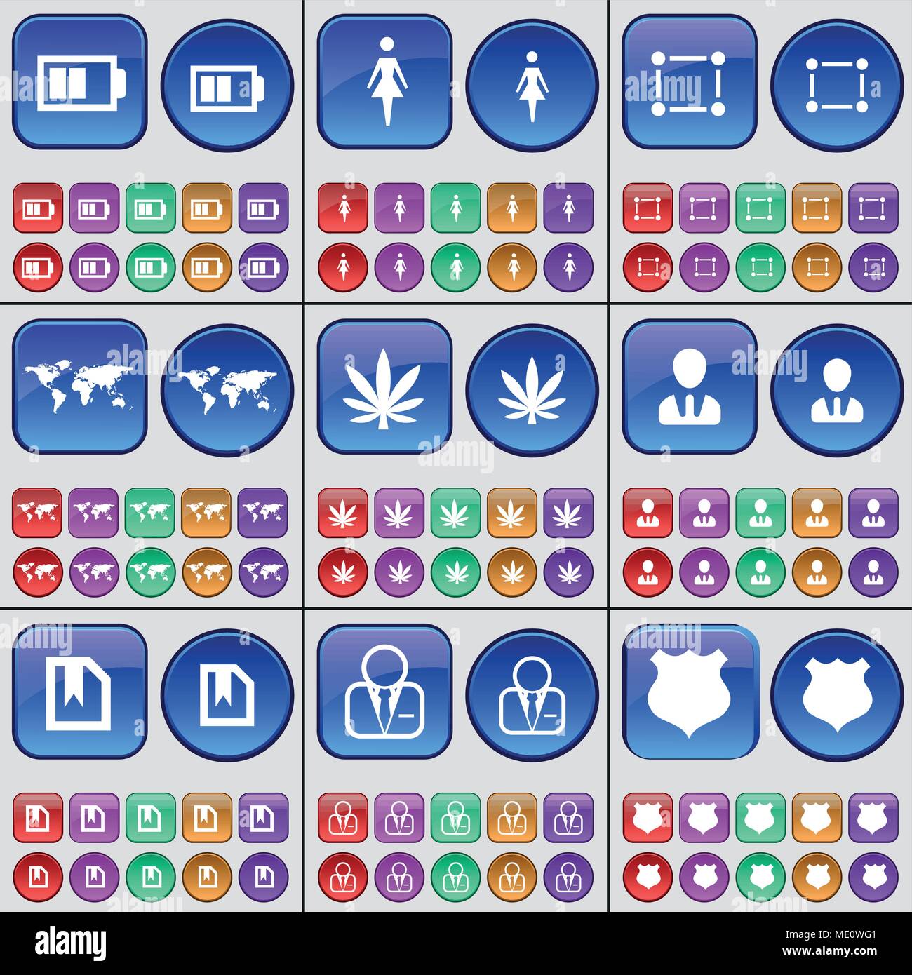 Battery, Silhouette, Frame, Globe, Marijuana, Avatar, File, Silhouette ...