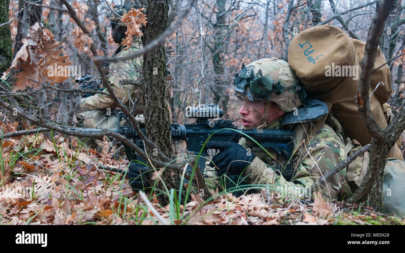 A Soldier from 1st Battalion, 18th Infantry Regiment, 2nd Armored ...