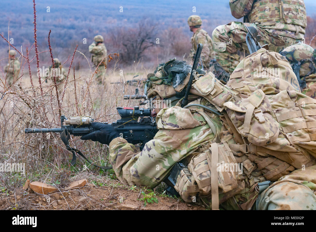 Soldiers from 1st Battalion, 18th Infantry Regiment, 2nd Armored ...