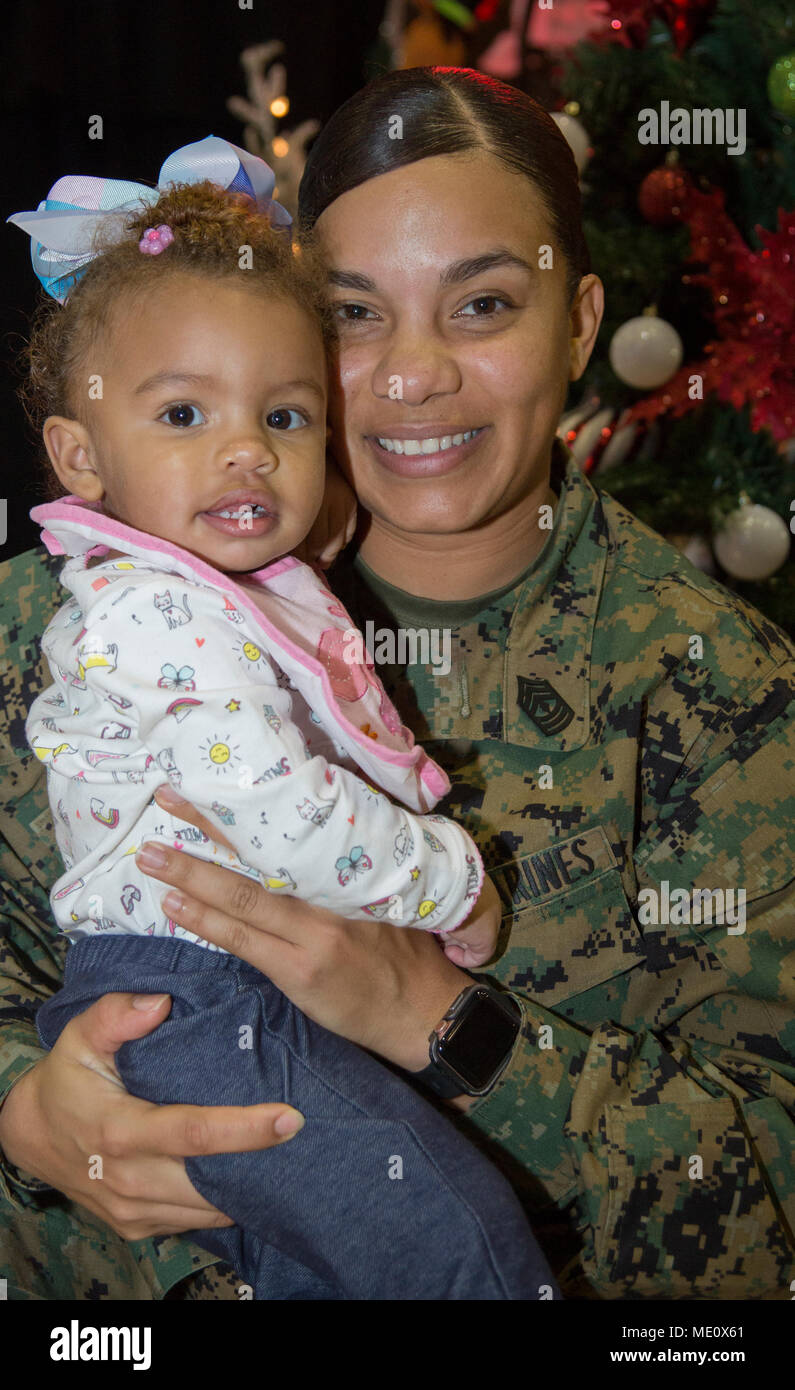 U.S. Marine Corps 1st Sgt. Ramarie Moore, india company first sergeant ...