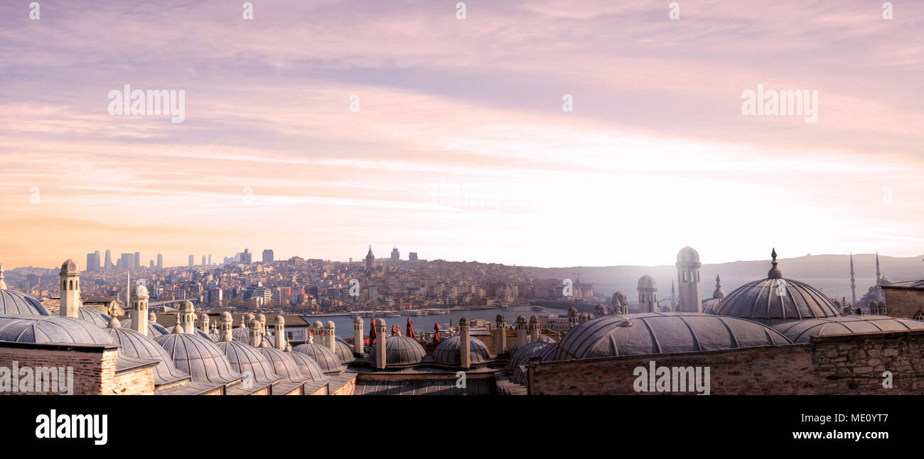 Nice view in the city of Istanbul in Turkey Stock Photo - Alamy