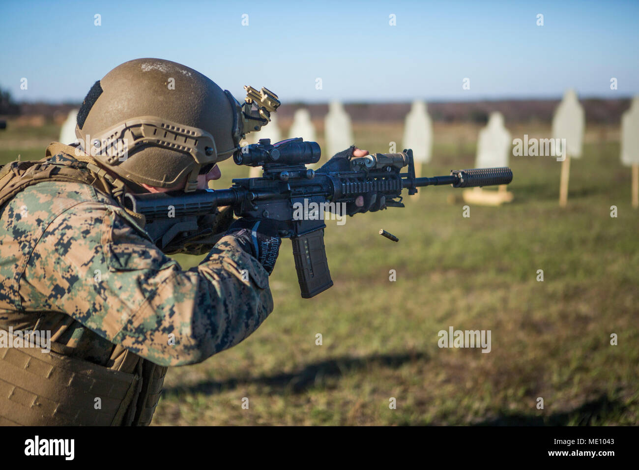A U.S. Marine with 2nd Reconnaissance Battalion, 2nd Marine Division ...