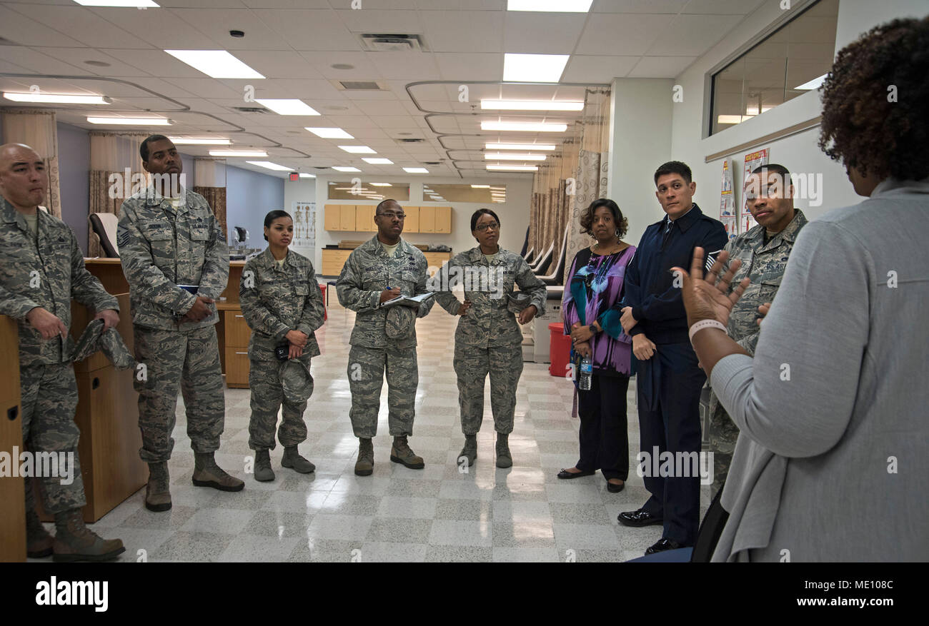 Dr. Henry A. Wise Jr. High School Principal Byonka Gregory, right ...