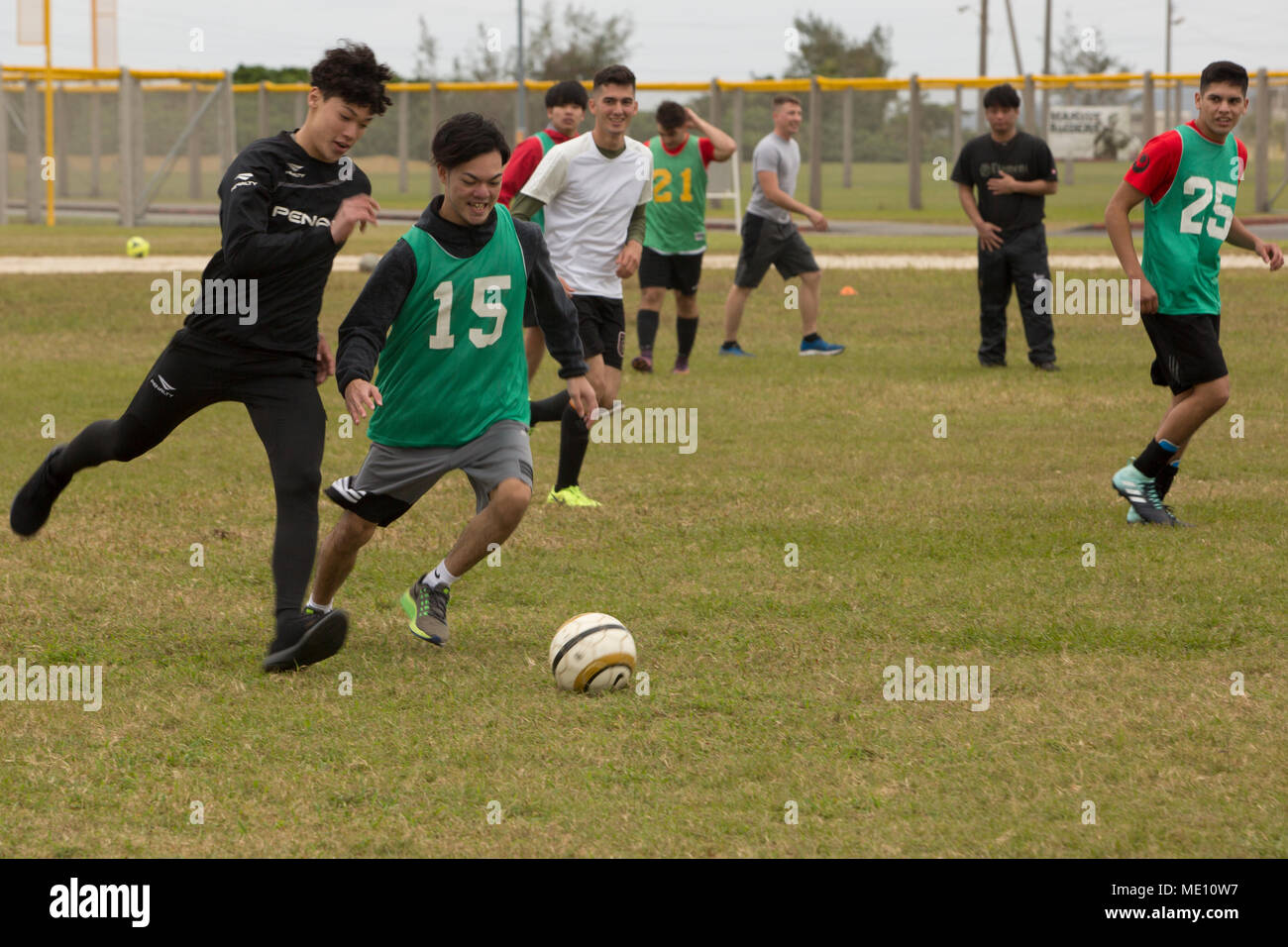 MCAS FUTENMA, OKINAWA, Japan— Two Kokusai University students compete ...