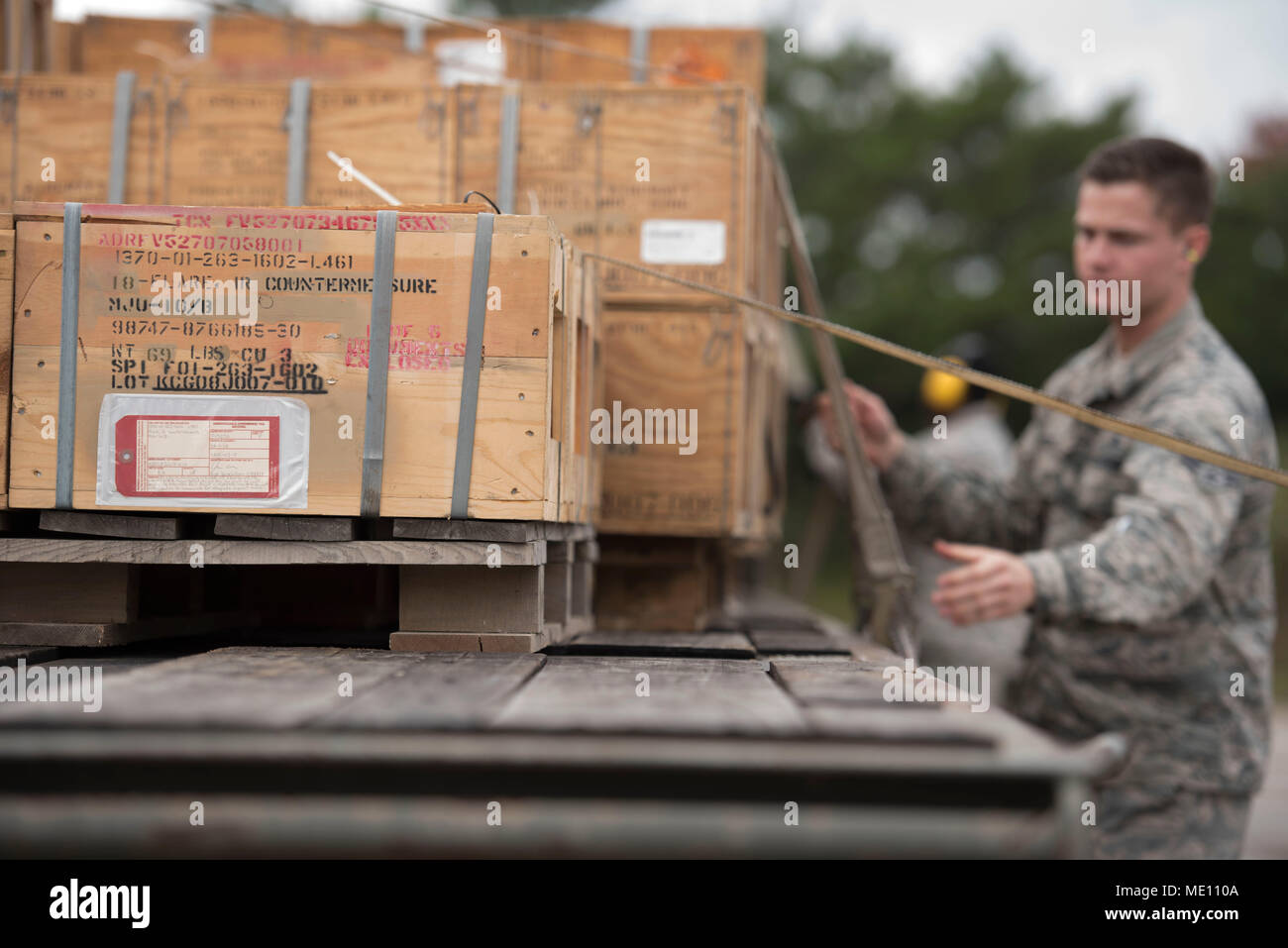 U.S. Air Force Airman 1st Class Blake Bonds, 18th Munitions Squadron ...
