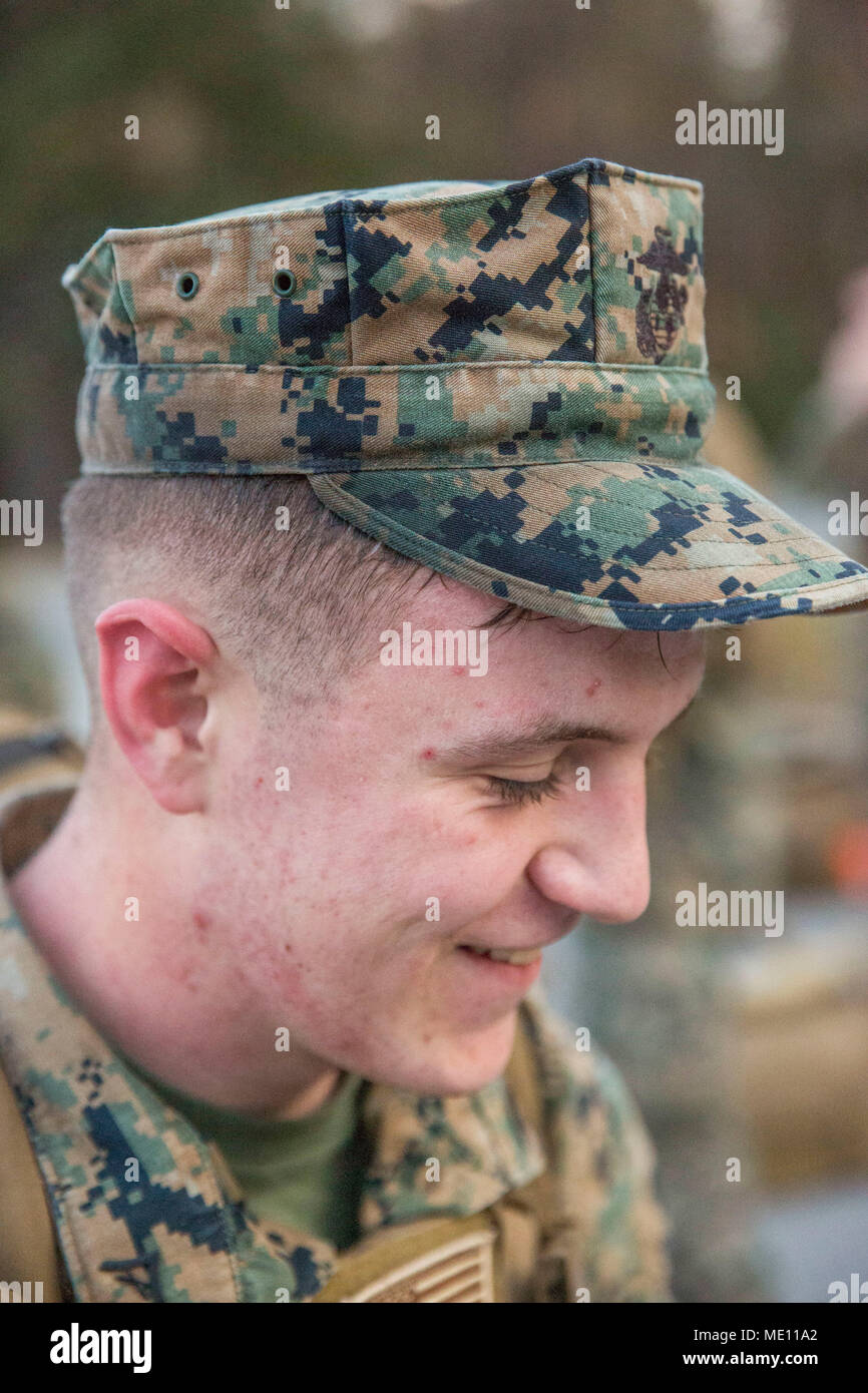 U.S. Marine Corps Lance Cpl. Jerry L. Mitchell from Headquarters ...