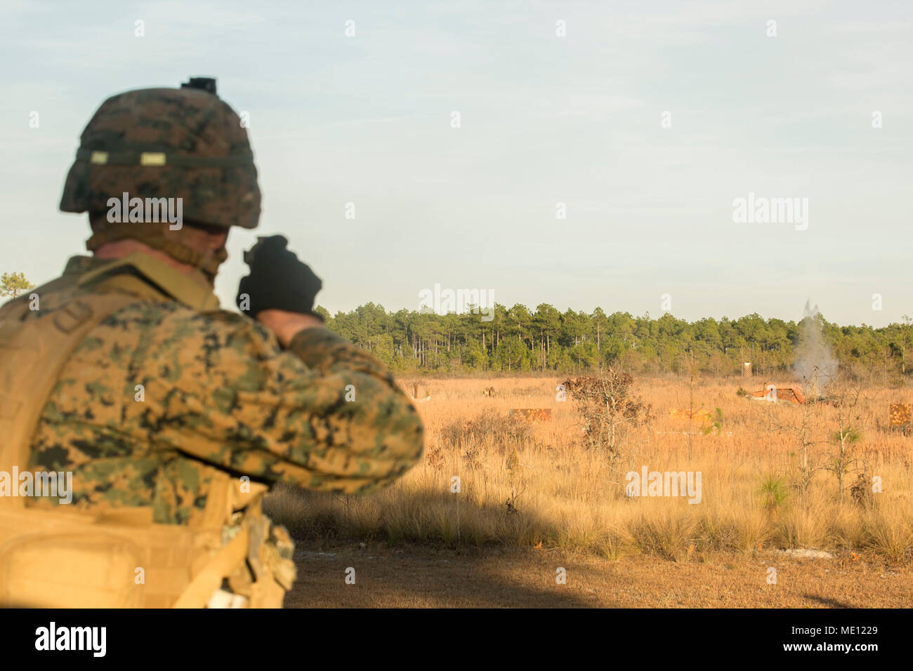 A Marine with India Company, 3rd Battalion, 6th Marine Regiment, 2nd ...