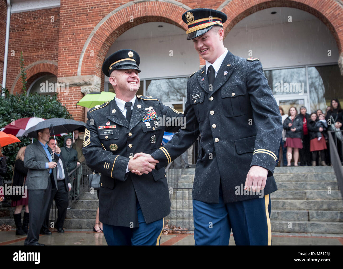 U.S. Army Master Sgt. Shane Werst, of Lake Forest, Cali., the senior ...