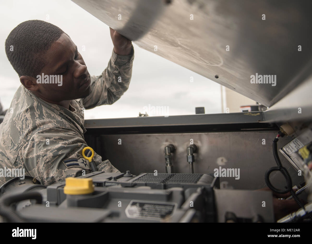 U.S. Air Force Airman 1st Class Carl Knowles, 18th Equipment ...