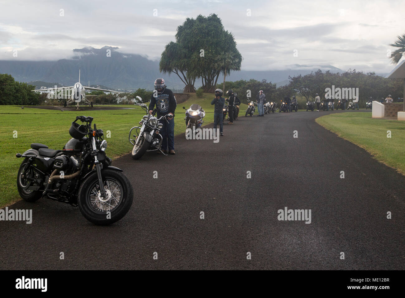 U.S. Marines and Sailors in the motorcycle mentorship program (MMP ...