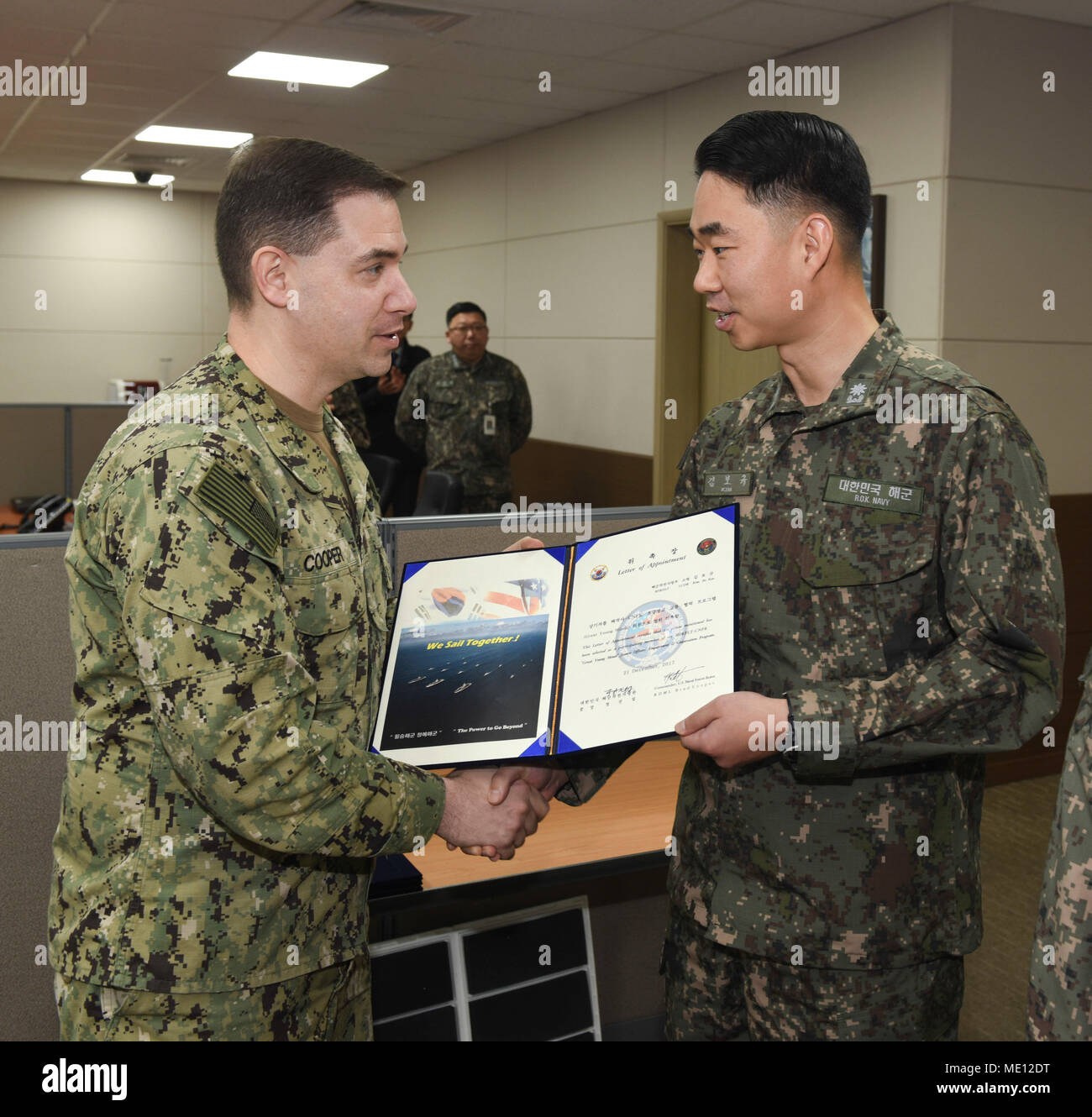 171221-N-TB148-025 BUSAN, Republic of Korea (Dec. 21, 2017) Rear Adm ...