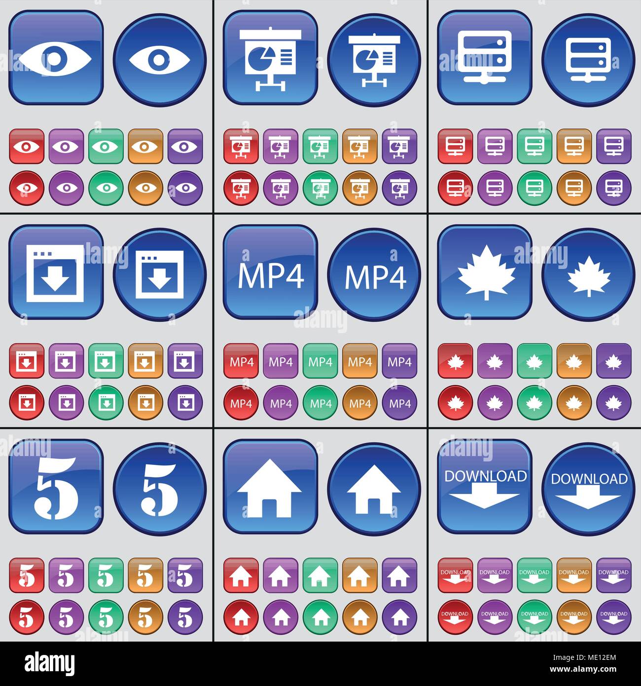Vision, Diagram, Server, Window, MP4, Maple leaf, Five, House, Download ...