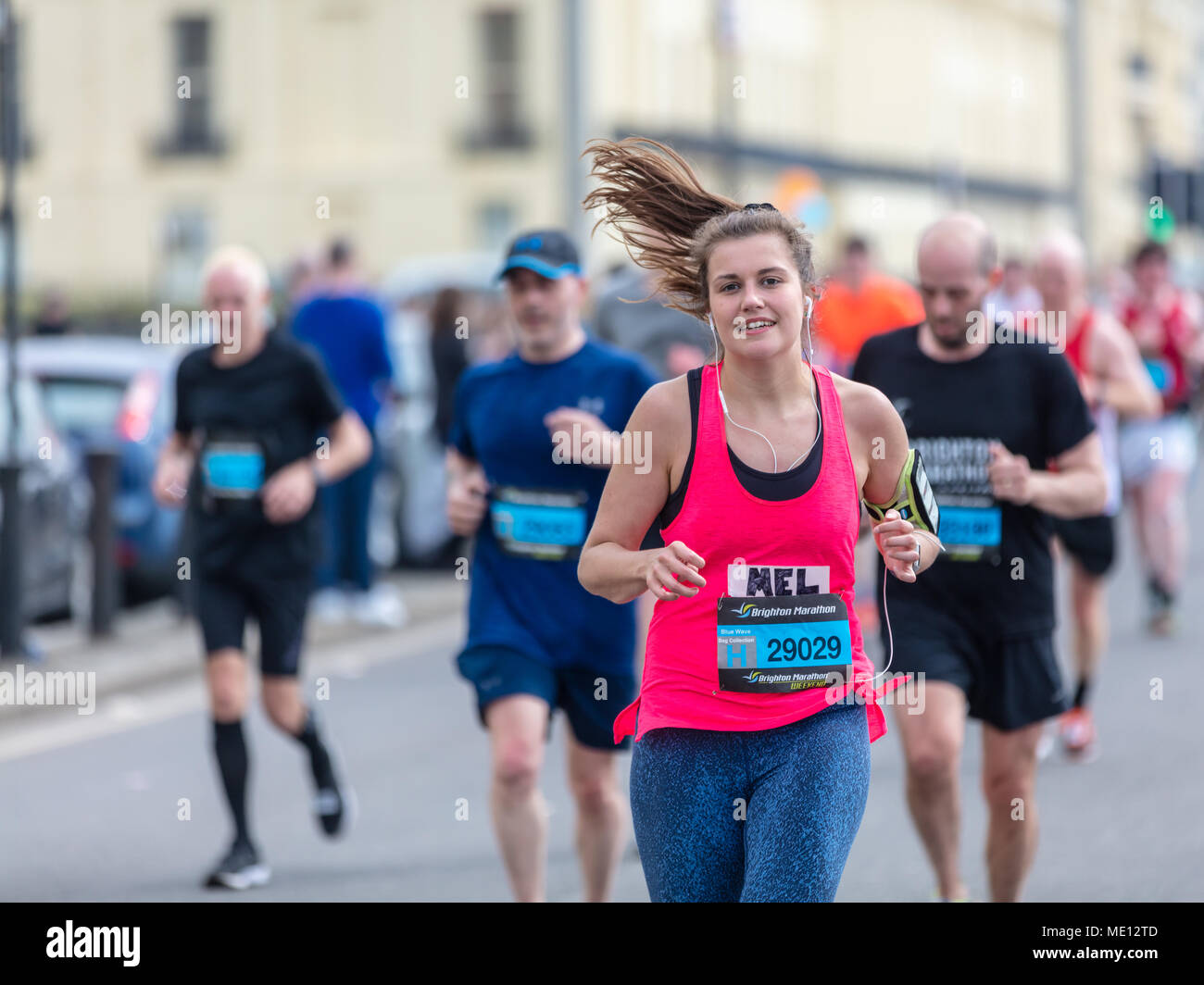 Female marathon runner hi-res stock photography and images - Alamy