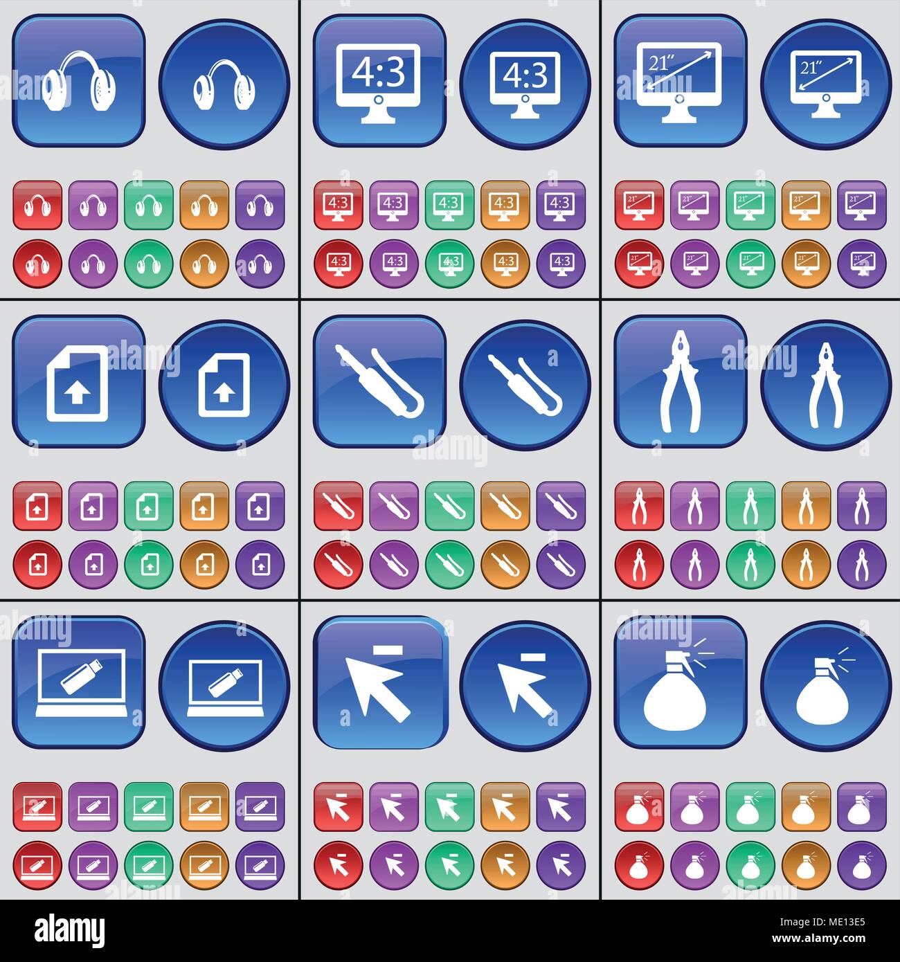 Headphones, Monitor, Resolution, File, Microphone connector, Pliers ...