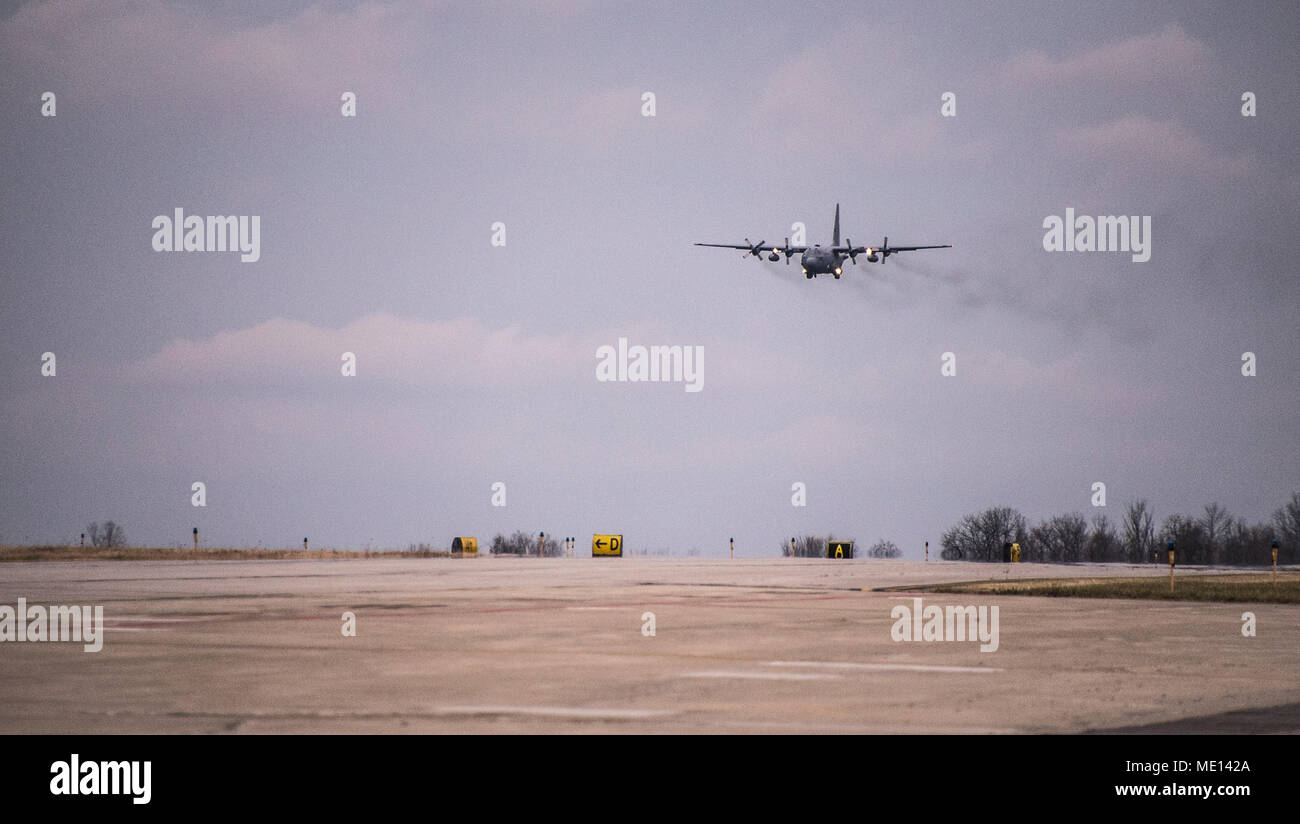 Members of the 179th Airlift Wing, Mansfield, Ohio, gathered to offer ...