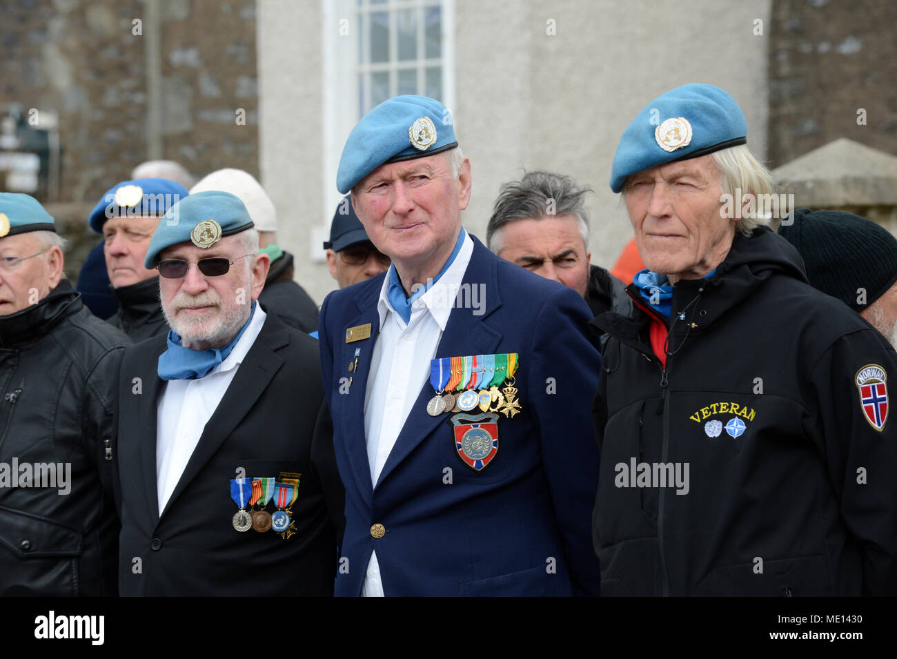 Shetland Bus memorial wreath laying ceremony in Scalloway Shetland by ...