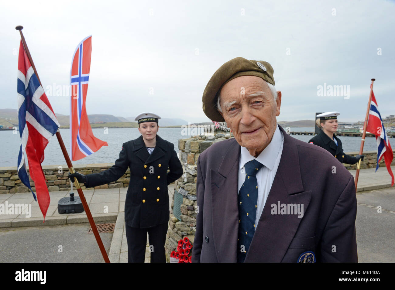 Shetland bus memorial hi-res stock photography and images - Alamy
