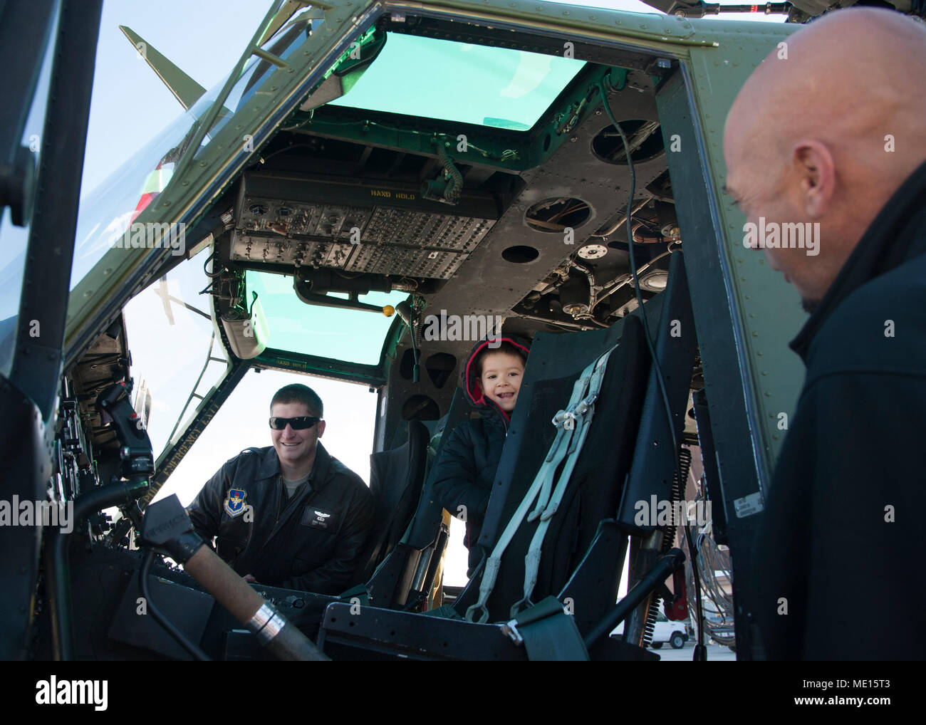 U.S. Air Force Capt. Chris Mitchell, 58th Training Squadron UH-1N pilot ...