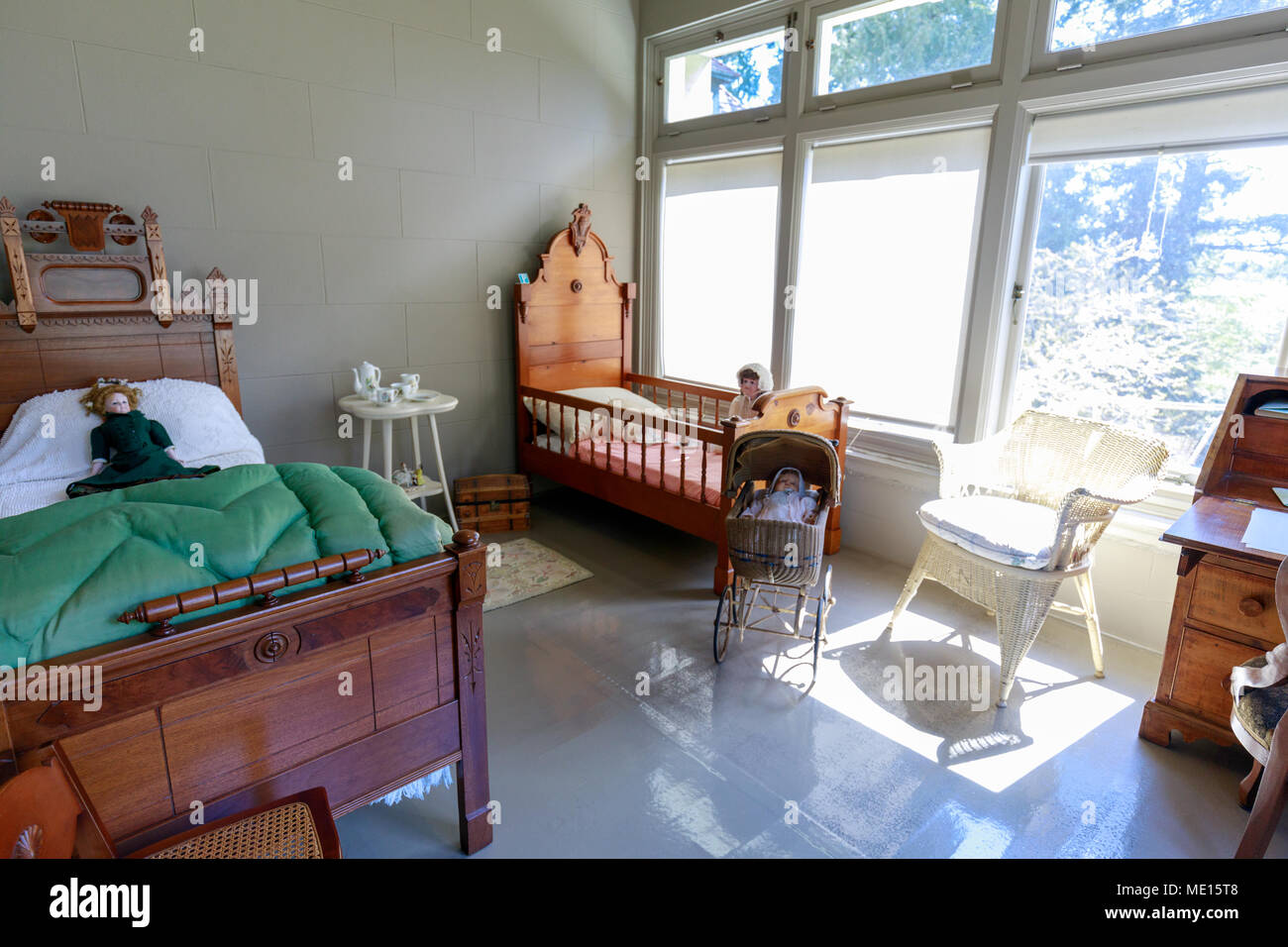 Portland, Oregon, USA - April 19, 2018 : Interior view of Pittock ...