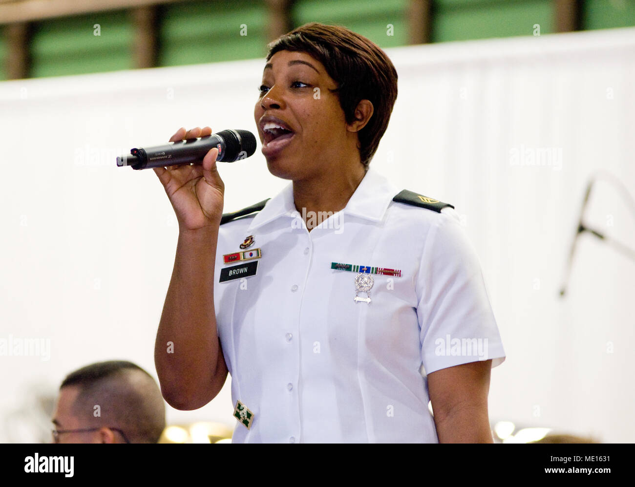 ALIAMANU MILITARY RESERVATION — Staff Sgt. Tierra Brown, a vocalist ...