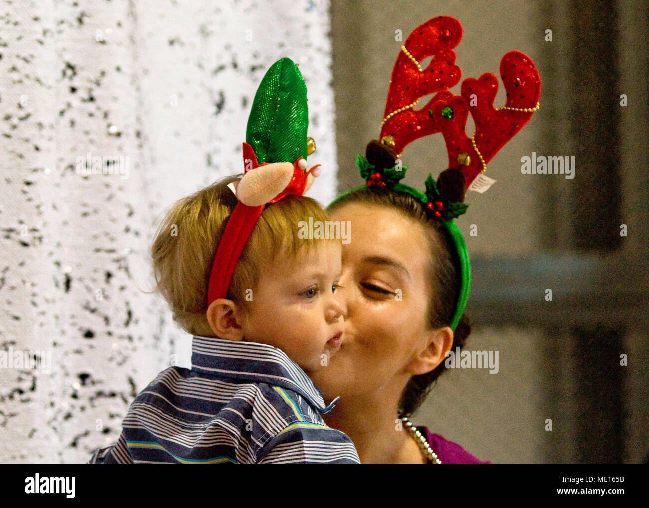 ALIAMANU MILITARY RESERVATION — Sophia Pal shares a moment with her son ...