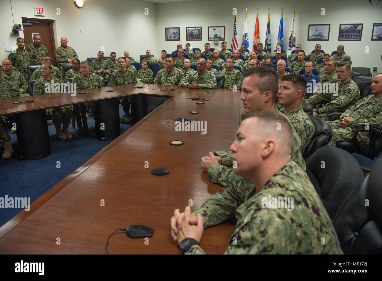 JOINT TASK FORCE - GUANTANAMO, Cuba - JTF-GTMO Troopers fill up a ...