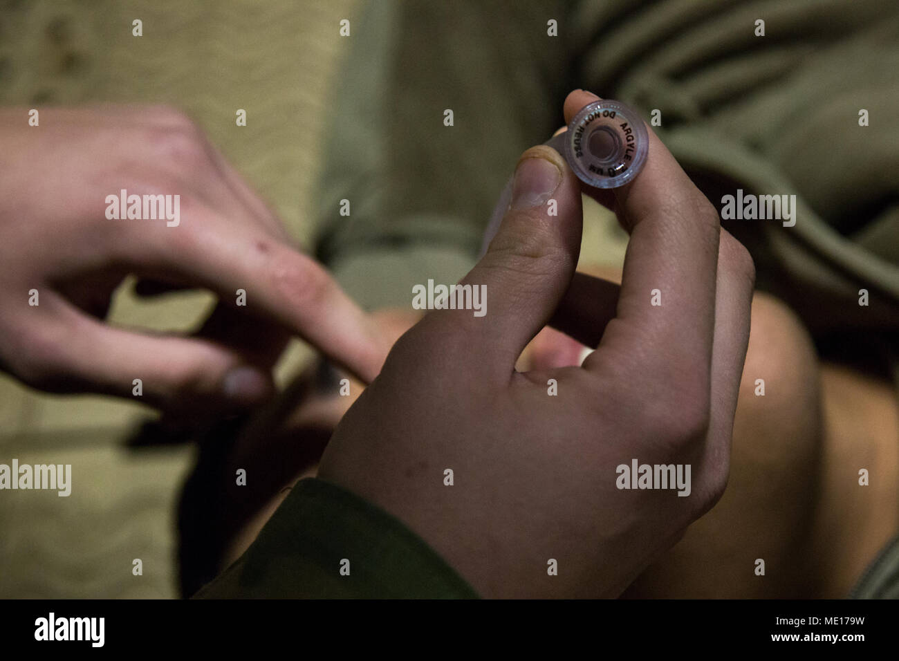 U.S. Army Soldier, Bravo Battery, 1st Battalion, 38th Field Artillery ...