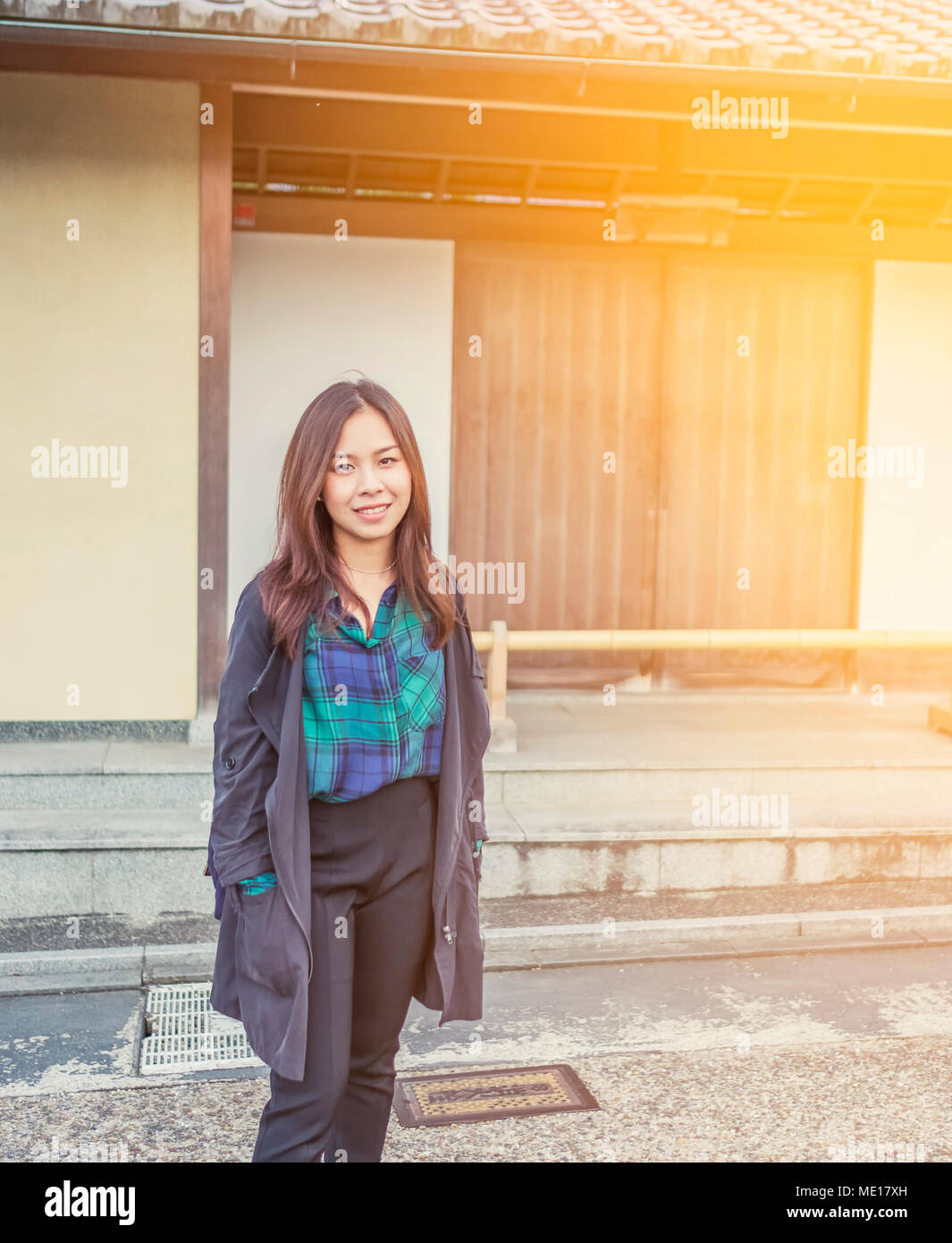 Young Asian woman tourist in Japan ,Osaka Stock Photo - Alamy