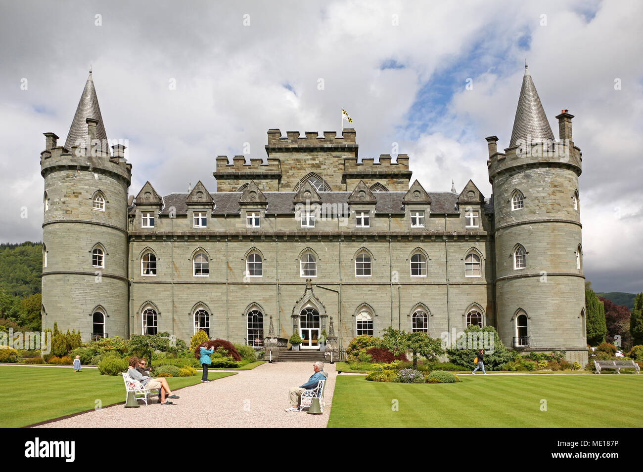 Scotland inverary castle hi-res stock photography and images - Alamy