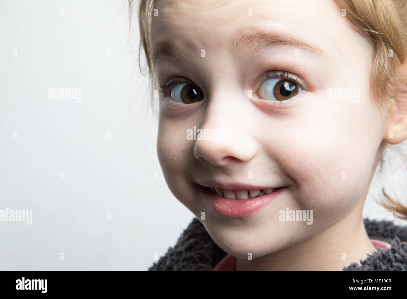Cute little smile girl Stock Photo - Alamy