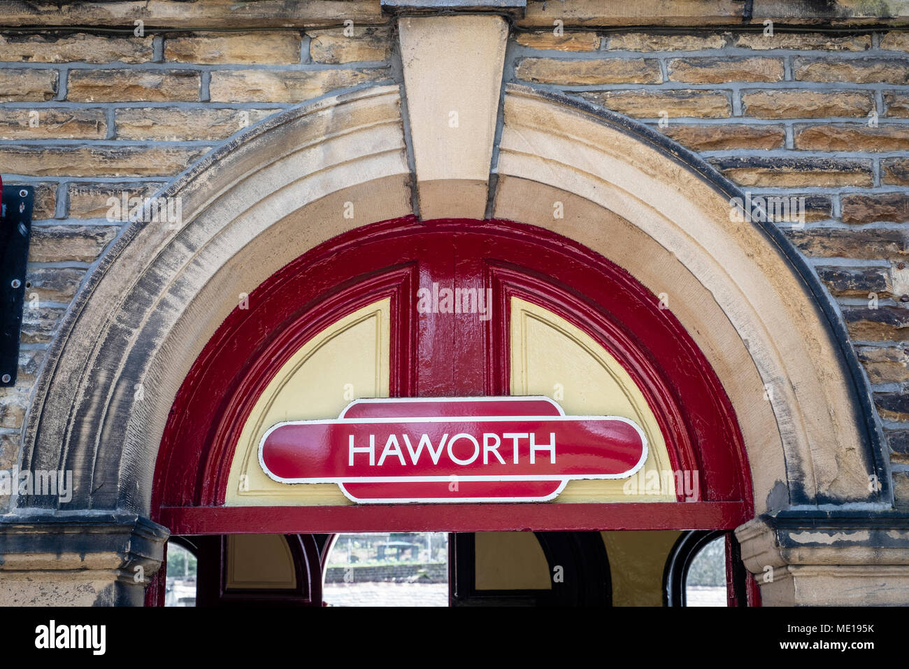 Haworth Station, heritage railway near Bradford, home of the famous ...