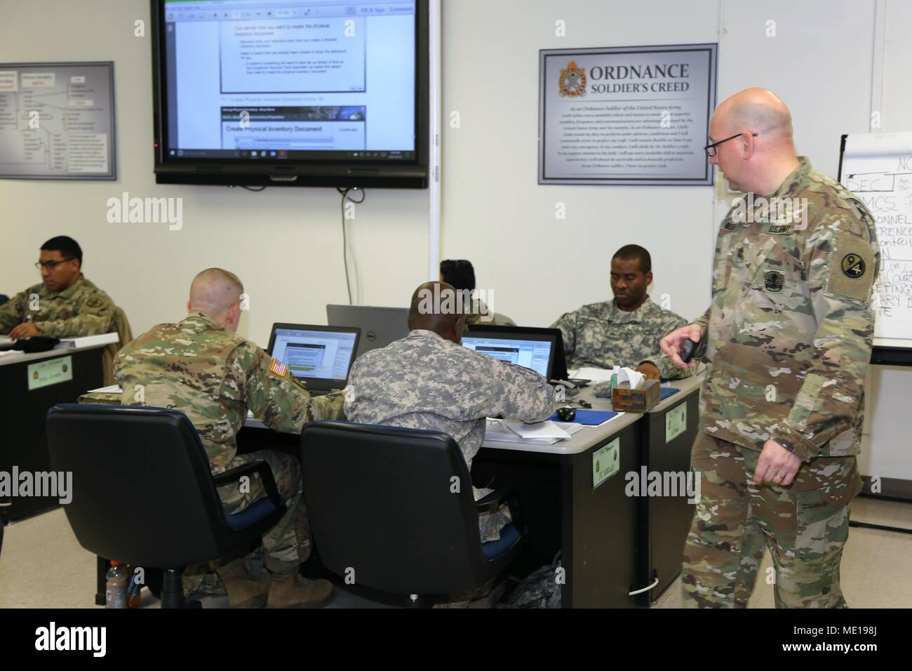 Soldiers participate in the Career Management Field 91/94 Ordnance ...