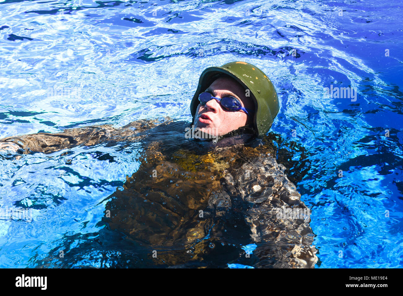 U.S. Marine Corps Cpl. Mark Adams with Security Cooperation Training ...
