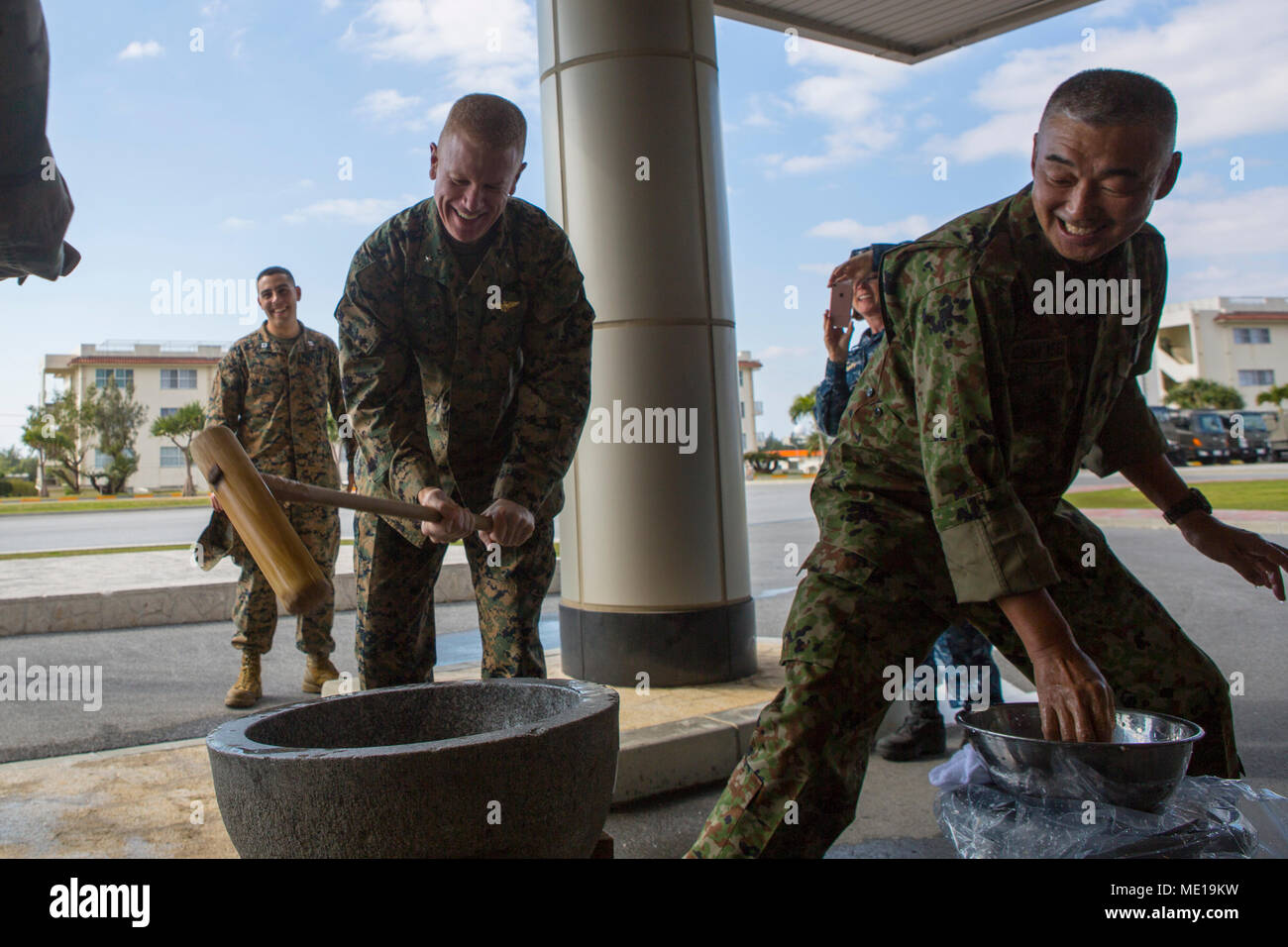CAMP NAHA, OKINAWA, Japan— U.S. Marine Corps Brig. Gen. Rock pounds ...