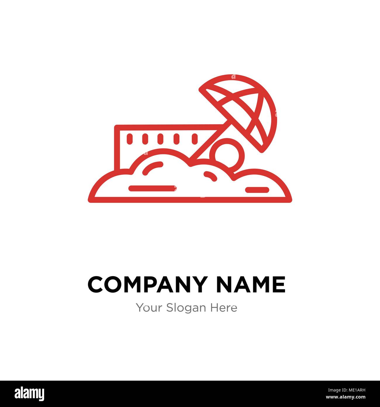 Sand company logo design template, Business corporate vector icon Stock ...