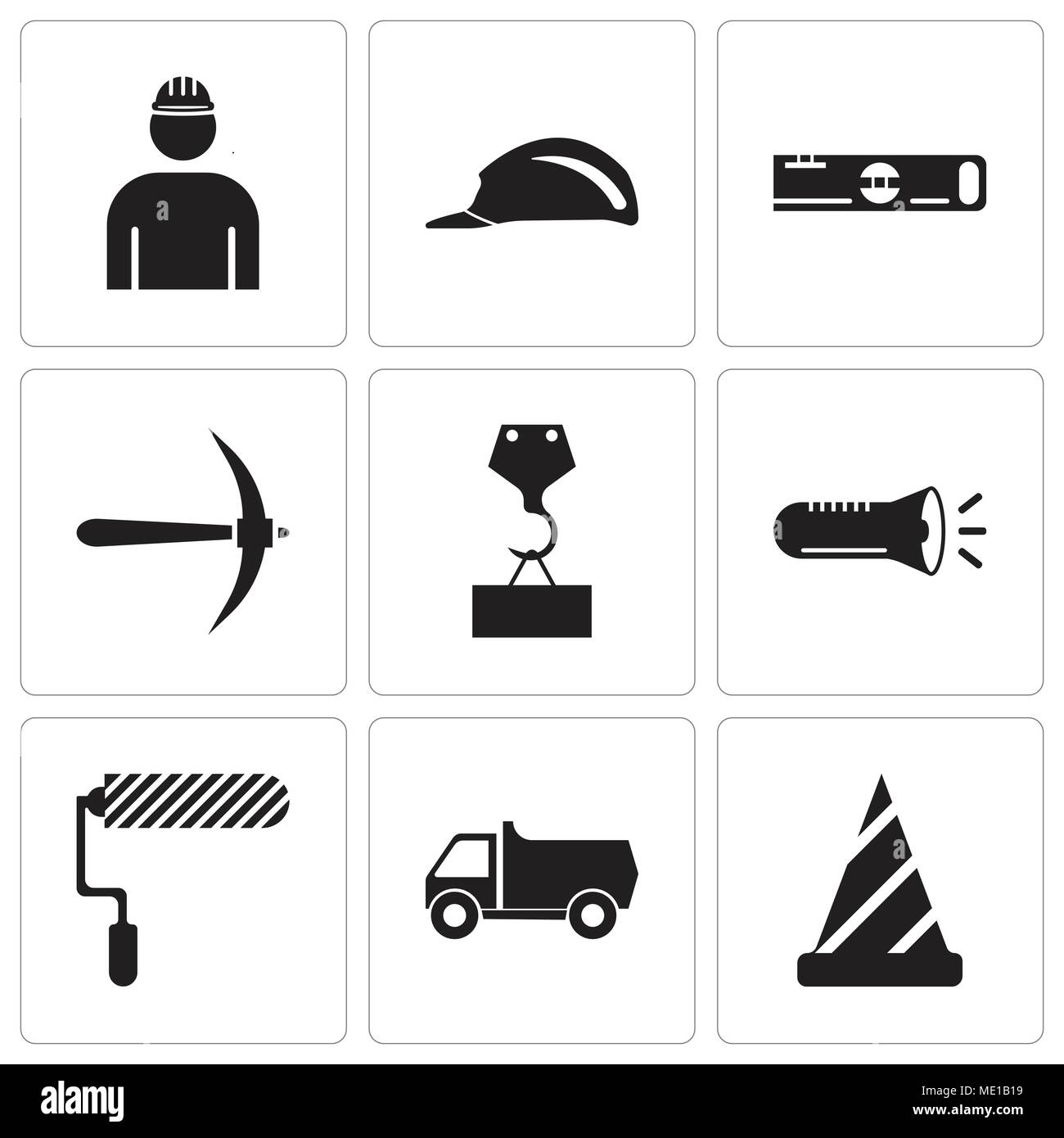 Roller truck icon simple Stock Vector Images - Alamy