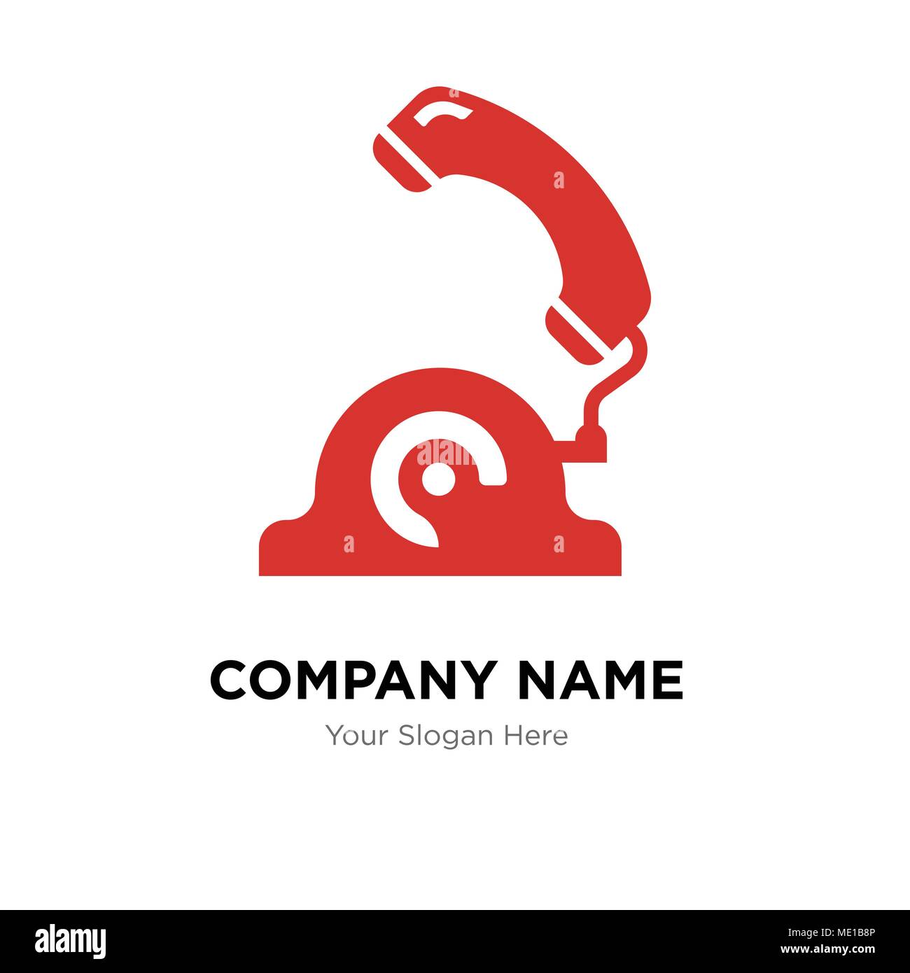 Telephone company logo design template, Business corporate vector icon ...