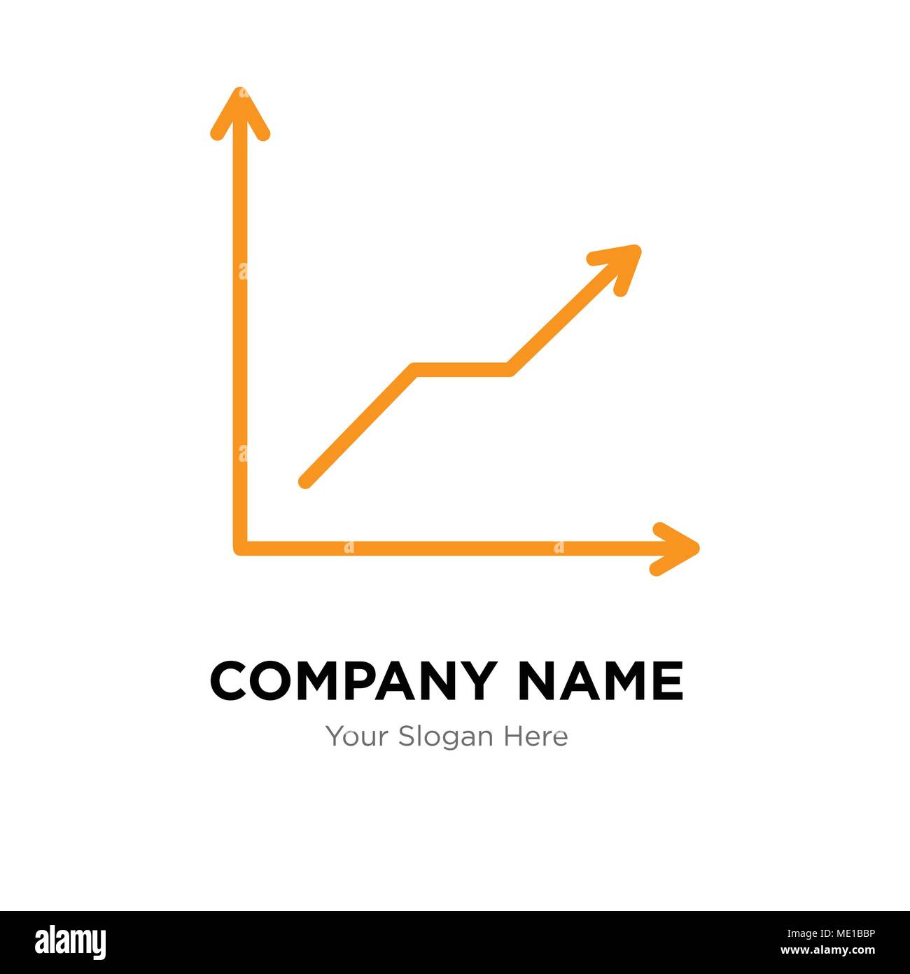 Data analytics descending line company logo design template, Business ...