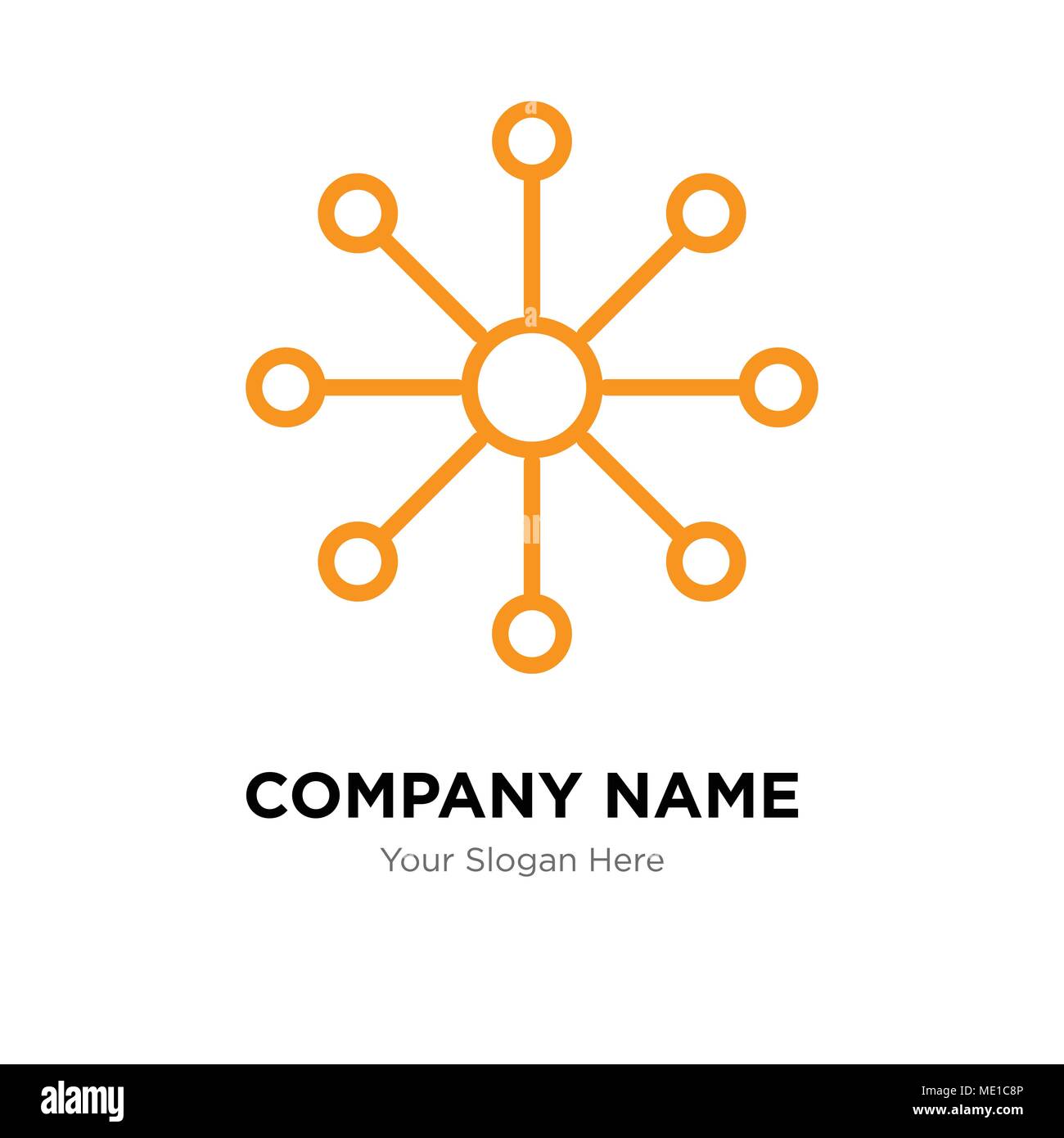 Balancing data company logo design template, Business corporate vector ...
