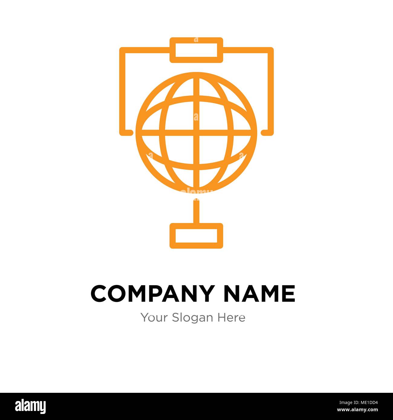 Globe Analytics company logo design template, Business corporate vector ...