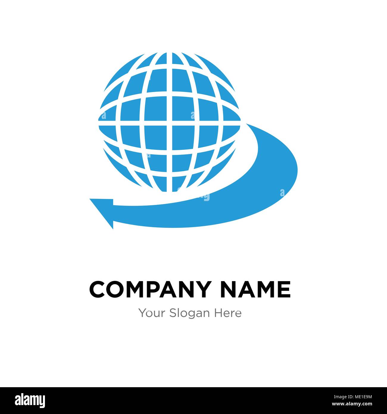 International delivery business company logo design template, Business ...