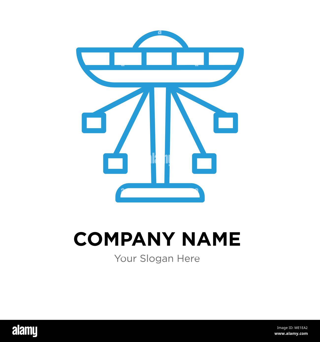Carousel company logo design template, Business corporate vector icon ...